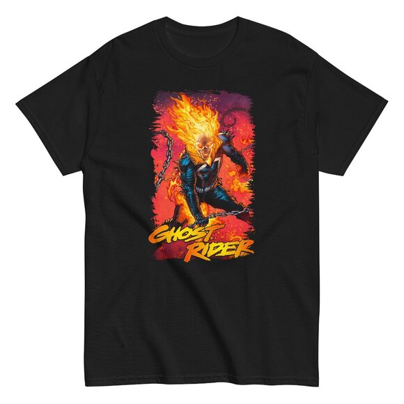 Ghost Rider | Shirts | Ghost Rider Animated Mens Tshirt Black | Poshmark
